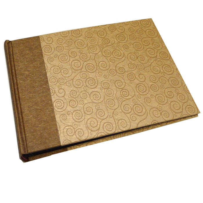 Life Brown and Gold Traditional Photo Book Album - 60 Sides - Photo ...