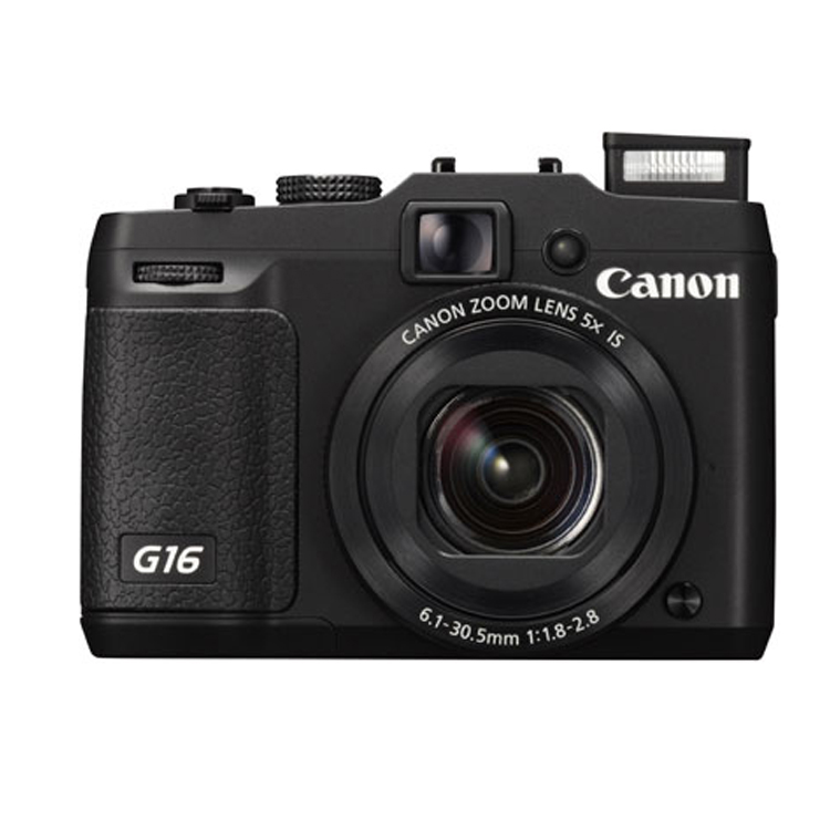 Canon PowerShot G16 Black Digital Compact Camera - Digital Compact ...